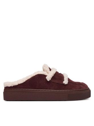 INUIKII Pantoletten Mule Wool 1004.017.0011 Dunkelbraun