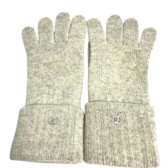 Chanel Gants chauds vintage Pre-owned - Femme - Pre-owned - Beige - Taille: ONE Size