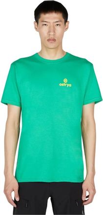 Ostrya Homme, Tops, Vert, Taille: M Core Logo Equi T-Shirt