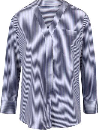 Max Mara Femme, Blouses et Chemises, Bleu, Taille: 40 FR Chemise &agrave; col en V sans boutons