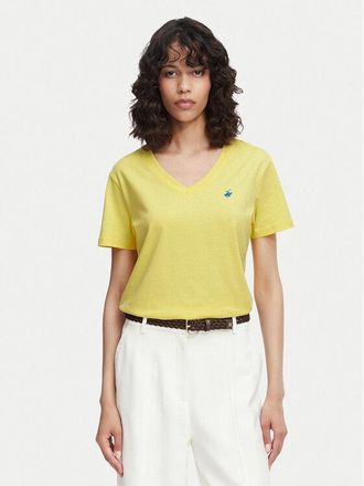 Beverly Hills Polo Club T-Shirt P-SS26W-TS5165188 Gelb Regular Fit