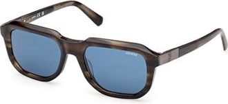 Guess GU00278 98V Dark Green/horn 53/19/140 - Gafas de sol para hombre