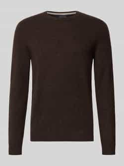 Christian Berg Kaschmirpullover mit gerippten Abschl&uuml;ssen