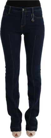 Costume National Blaue Ausgestellte Baumwolljeans - - Jeans - Damen - Blau - W26