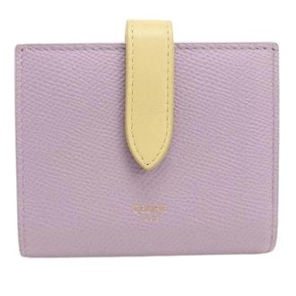 Celine Portefeuille Bi-fold Vintage Pre-owned - Femme - Pre-owned - Violet - Taille: ONE Size