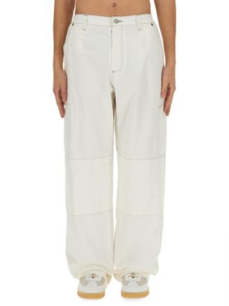 Maison Margiela Cotton Canvas Trousers - White