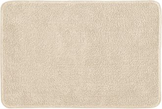 Kleine Wolke Badteppich Ricco mit 65 x 115 cm in Sandbeige aus 100% Polyester