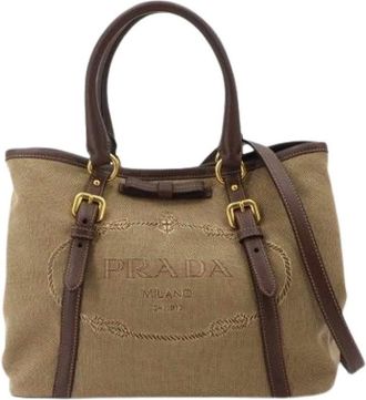 Prada Damen, Pre-Owned, Beige, ONE SIZEGr&ouml;&szlig;e