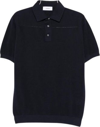 Lardini Homme, Tops, Bleu, Taille: XL Polo Boutonn&eacute;