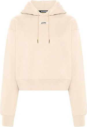 Jacquemus Femme, Sweatshirts et sweats &agrave; capuche, Brun, Taille: 36 FR Le Sweat &agrave; capuche Gros Grain