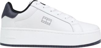 Tommy Jeans Femme, Chaussures, Blanc, Taille: 37 EU TJW Flatform Ess Mu