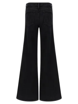 Mother Roller Sneak Jeans - Black