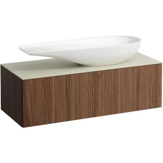 Laufen Ilbagnoalessi Schubladenelement, Steinplatte Calce Avorio, - Laufen