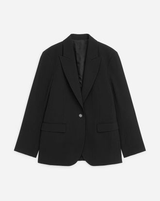 Arket Lockerer Blazer -Schwarz