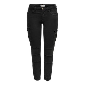 Only Only, Femme, Jeans, Noir, Taille: 44 FR L30 Pantalon Skinny en Coton Noir Collection Printemps/&Eacute;t&eacute;