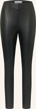 Rich & Royal Leggings In Lederoptik schwarz