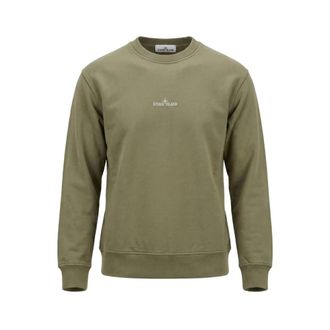 Stone Island Rundhals-Sweatshirt - - Sweatshirts & Hoodies - Herren - Gr&uuml;n - M