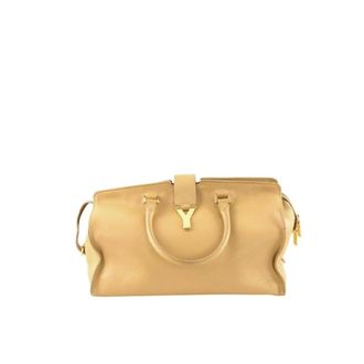 Saint Laurent Pre-owned Cabas Femme - Femme - Pre-owned - Beige - Taille: ONE Size
