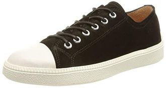 Think Damen TURNA chromfrei gegerbte nachhaltige Halbschuhe, SCHWARZ/KOMBI 0010