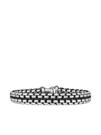 David Yurman bracelet Woven Box Chain en argent sterling (12 mm)