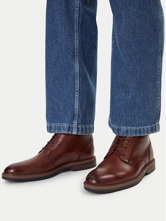 Clarks Schn&uuml;rschuhe Aldwin Chukka 26178425 Braun