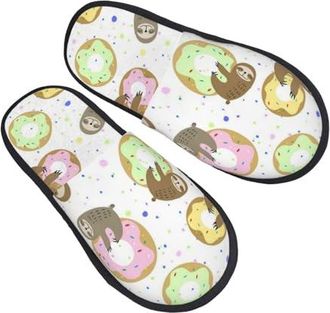 Generic Chaussons Beignets Paresseux Anti Odeur Pantoufles En Coton Légers Pantoufles Pour Unisex Hôtels De Camping L