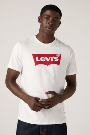 Levi's T Shirt Classique Housemark - Homme - Blanc / White - 2XL