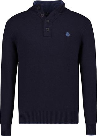 North Sails Herren Pullover blau unifarben