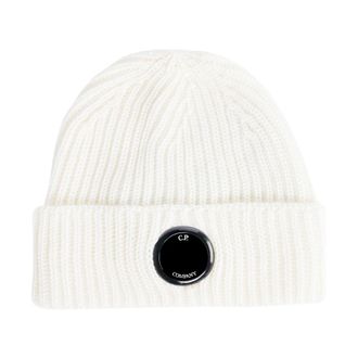 C.P. Company C.p. Company, Homme, Accessoires, Blanc, Taille: ONE Size Bonnet en Laine