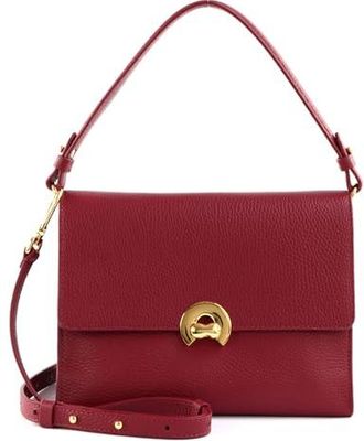 Coccinelle Binxie Handbag Grained Leather Garnet Red