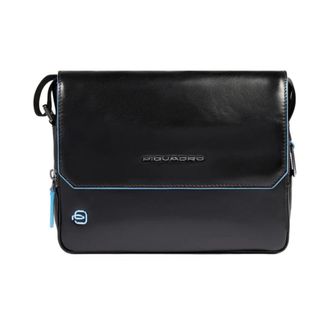 Piquadro Personalisierbare Umh&auml;ngetasche Herren aus Leder mit iPadmini-Fach- RFID-gesch&uuml;tzt - - Bags - Herren - Schwarzk - ONE SIZE