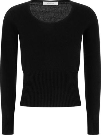 Max Mara Rundhals-Strickware - - Knitwear - Damen - Schwarzk - XS