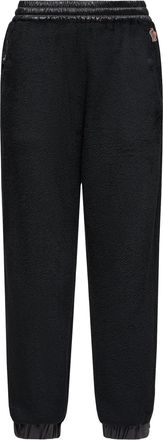 Moncler Moncler Polartec Track Pants, Women, Black, Size: L