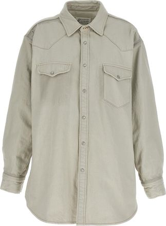 Maison Margiela Hemd - Wei&szlig;