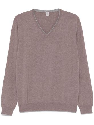 Eleventy pull en cachemire - Marron
