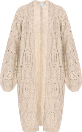 Usha Strickjacke Frauen Creme-Melange