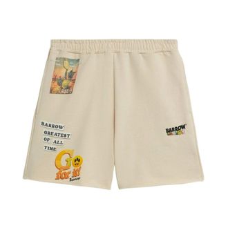 Barrow Barrow, Homme, Shorts, Beige, Taille: L Bermuda Shorts In Fleece