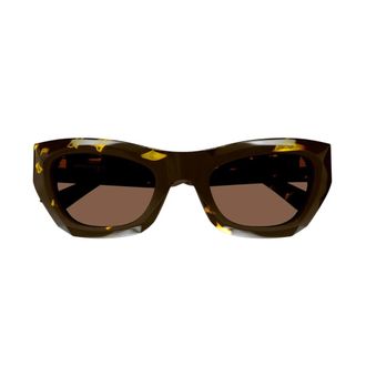 Bottega Veneta New Classic Large Sonnenbrille - - Accessories - Damen - Braun - 52 MM