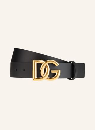 Dolce & Gabbana Lederg&uuml;rtel schwarz