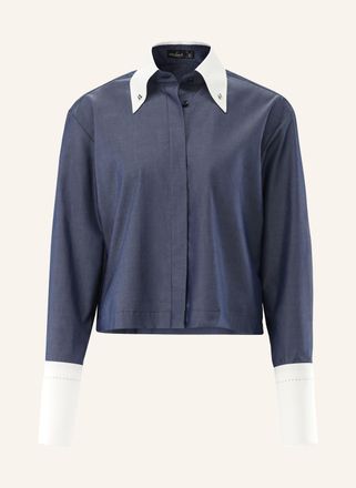 van Laack Van Laack Bluse Modern Fit blau