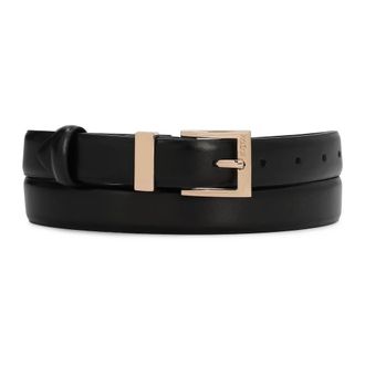 Kazar Minimalistischer Lederg&uuml;rtel - - Accessories - Damen - Schwarzk - 100 CM
