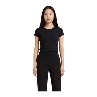 A|X Armani Exchange Rundhals Kurzarm T-Shirt - - Tops - Damen - Schwarzk - S