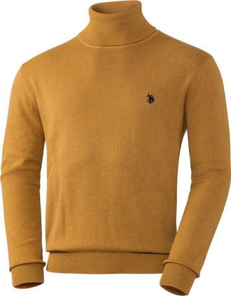 U.S.Polo Association Rollkragenpullover h&ouml;chster Tragekomfort dank 100 % Baumwolle
