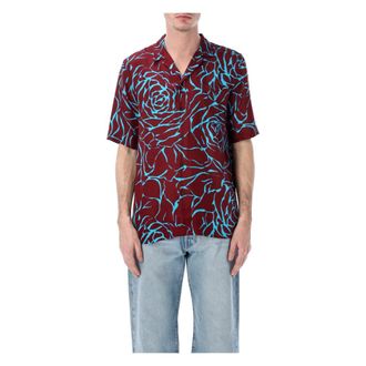 Dries Van Noten Carltone Boxy Shirt - - Shirts - Herren - Rot - L