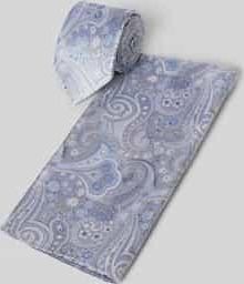 Prince Bowtie Krawatte und Einstecktuch im Set aus reiner Seide