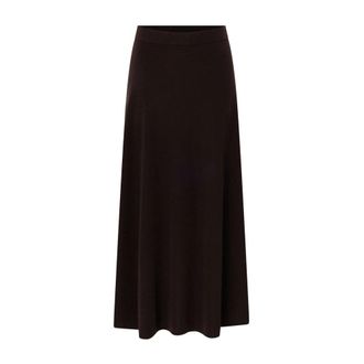 Windsor Feinstrick Midirock - - Skirts - Damen - Braun - 2XL