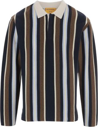 Guest In Residence Homme, Tops, Multicolore, Taille: S Polo Ray&eacute; en Cachemire