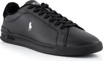 Polo Ralph Lauren Herren Sneaker schwarz Glattleder