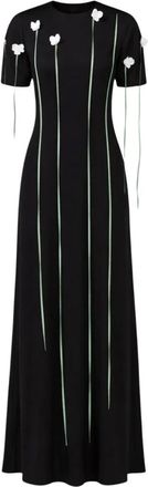 Moschino Femme, Robes, Noir, Taille: 40 FR Maxi Robes