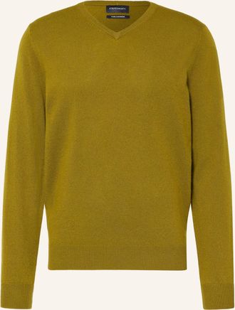 Strokesman's Strokesmans Cashmere-Pullover gruen